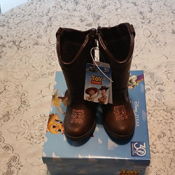 Disney | Shoes | Disney Toy Story Brown Kids Boots | Poshmark